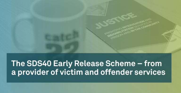 The SDS40 Early Release Scheme - from a provider of victim and offender ...